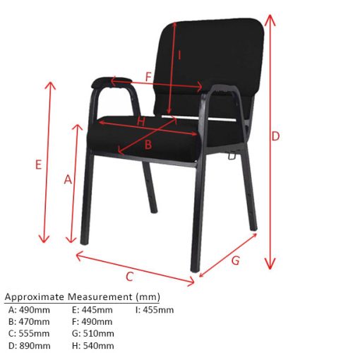 Eterna Church Auditorium Arm Chair Seating | BDO Furniture