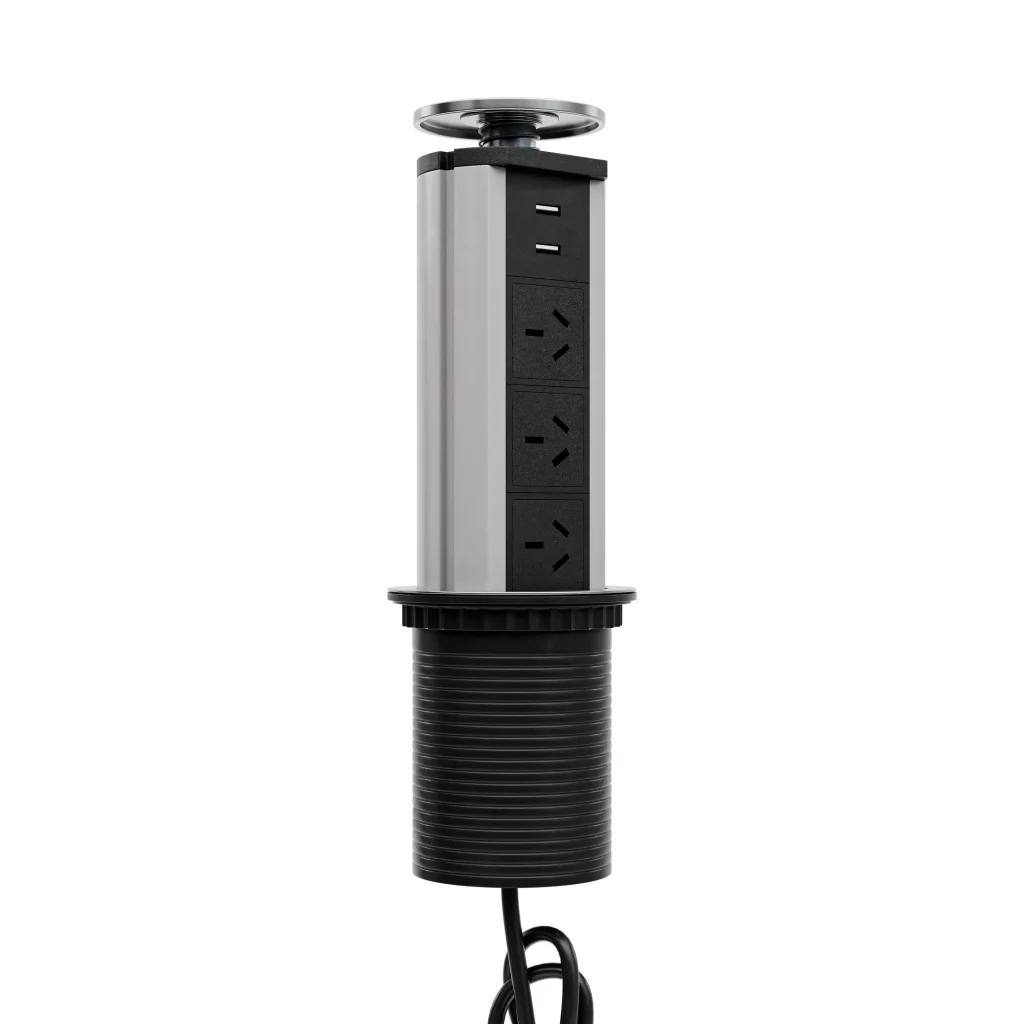 Desk Top Power Pop-Up Module with USB | BDO Furniture