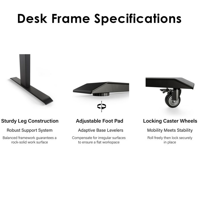 Ergo Rise 2 Triple Motor Adjustable Desk | BDO Furniture