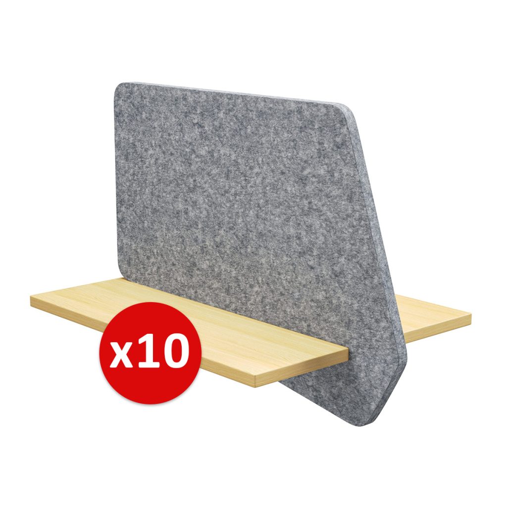 ScreenX Acoustic Slide on Desk Screen Divider Bulk Deal - BDO Furniture