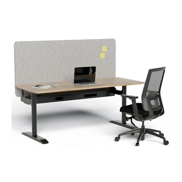 Buy Round Leg Fixed Straight Office Desk | BDO Furniture