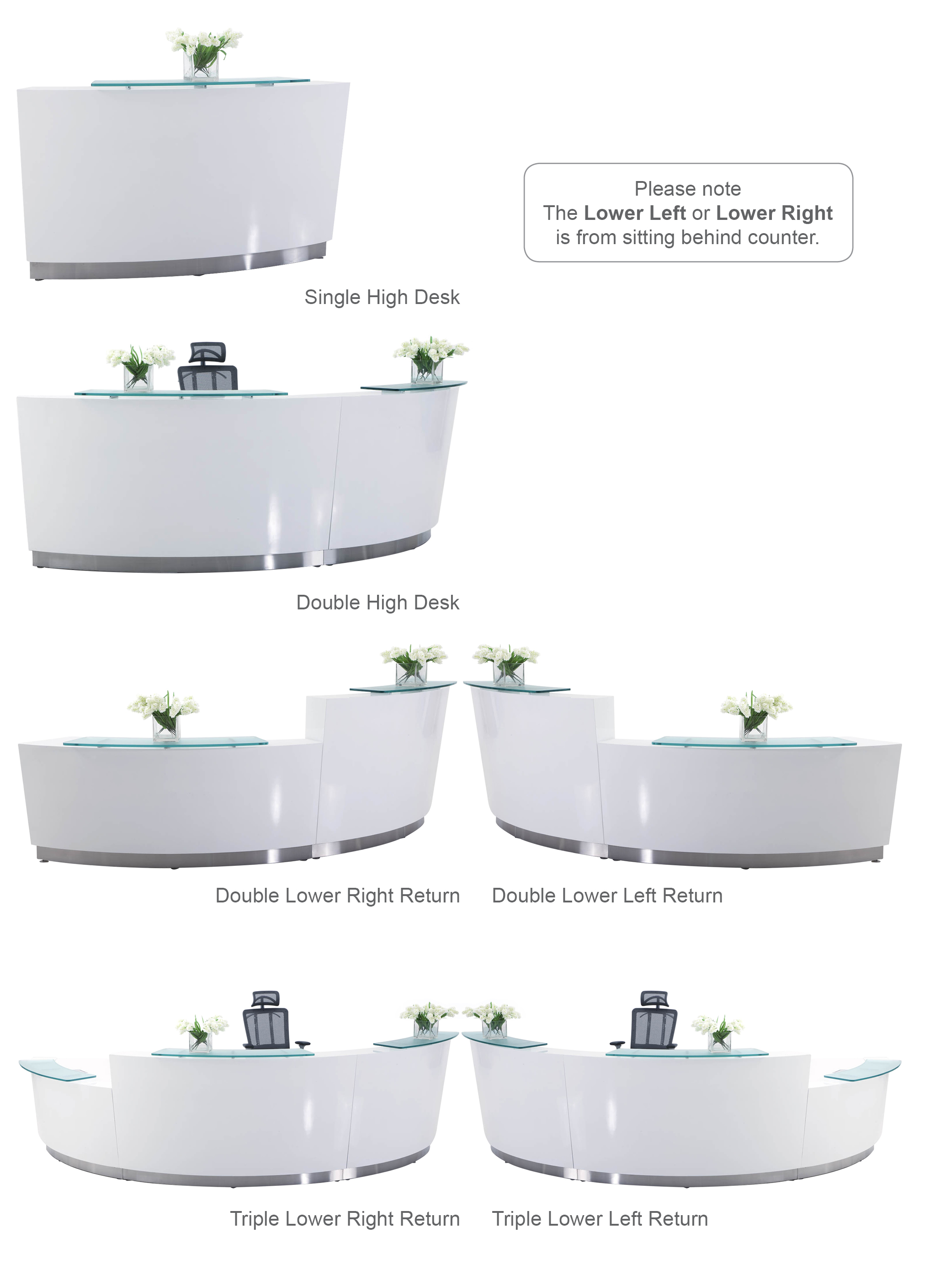 Cove Reception Counter Desk Product | BDO Furniture