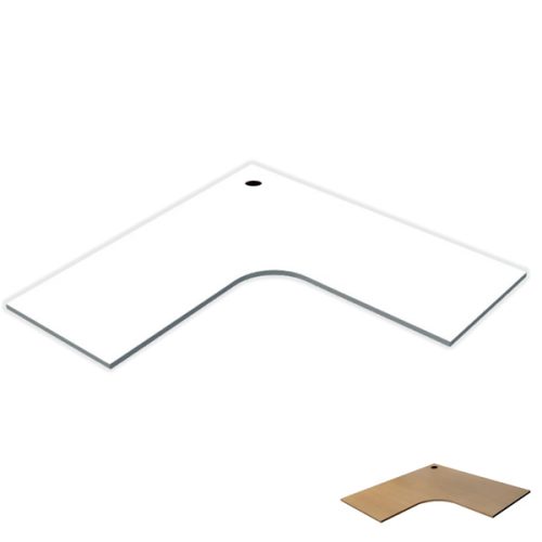 Buy Raptor Corner Desk Top Only Online | BDO Furniture