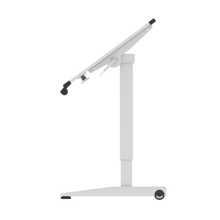 Pneumatic Height Adjustable Desk Flip Angle Top Drawing Plan Table ...