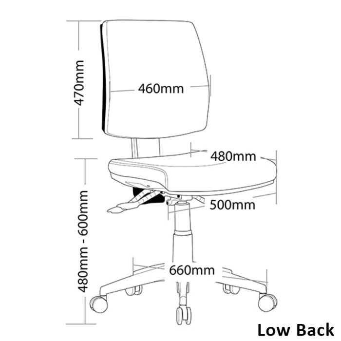 Click Ergonomic Task Chair - BDO Furniture