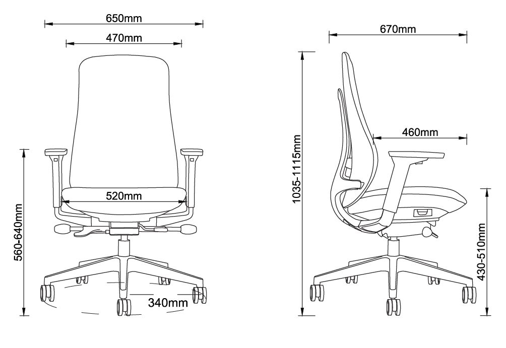 Buy Luca Mesh Office Chair Online | BDO Furniture