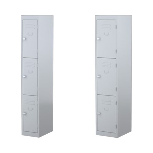 Buy Cannon Metal Vertical 3 Tier Door Locker Online | BDO Furniture