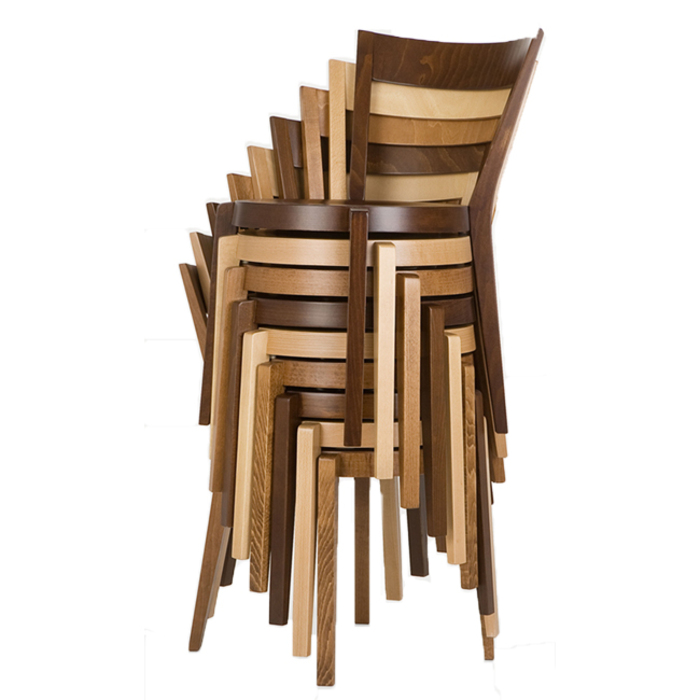 Buy Squire Timber Stacking Cafe Restaurant Dining Chair Set Online ...
