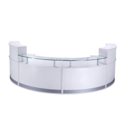 Buy Luxuria Modular Curved Reception Counter Desk Online | BDO Furniture
