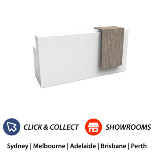 Buy Urban Premium Reception Counter with Cable Holes | BDO Furniture.