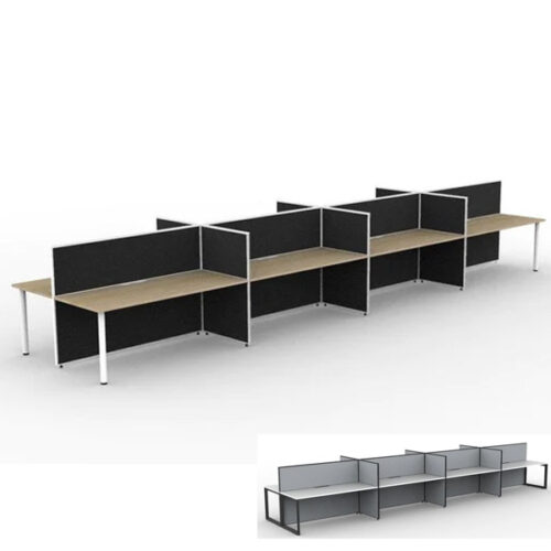 Buy 8-Person Office Desk Workstation Online | BDO Furniture