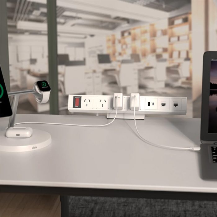 Desk Top Power Rail Powerboard Online | BDO Furniture