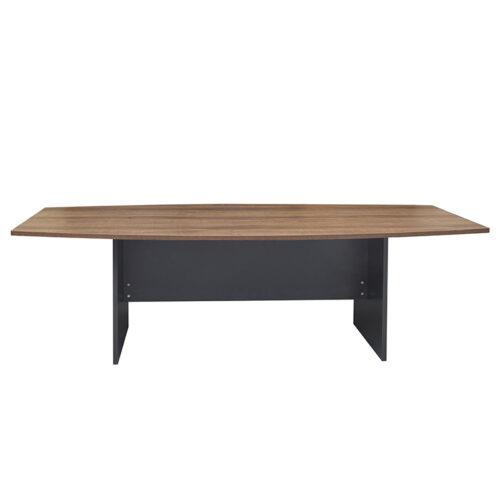Premier Boardroom Table Walnut Charcoal H-Base | BDO Furniture