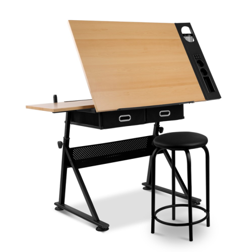 Buy Tilt Drafting Table with Stool Online | BDO Furniture