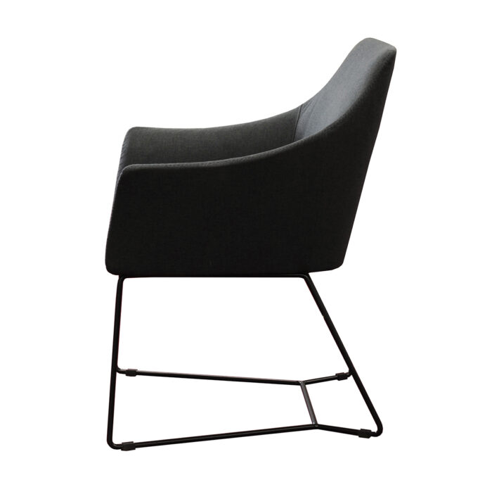 Buy Tulip Metal Sled Base Office Visitor Tub Chair Online | BDO Furniture