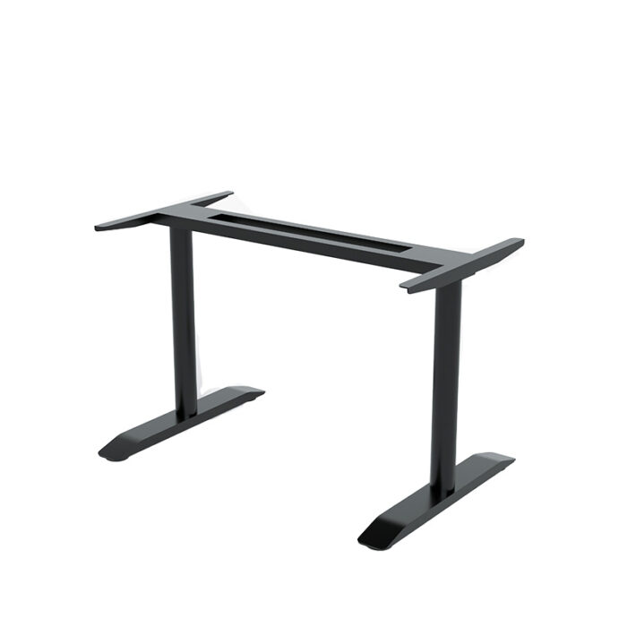 Buy Round Leg Fixed Straight Office Desk | BDO Furniture