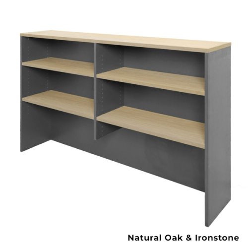Fusion Office Furniture Corner Desk Hutch | BDO Furniture