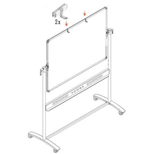 Buy Mobile Combo Whiteboard Feltboard Online | BDO Furniture